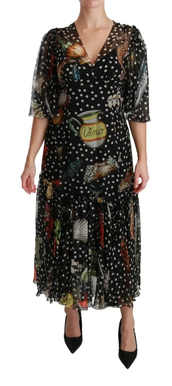 Dolce & Gabbana Printed A-line Maxi Dress