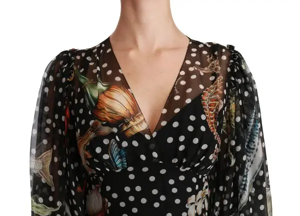 Dolce & Gabbana Printed A-line Maxi Dress