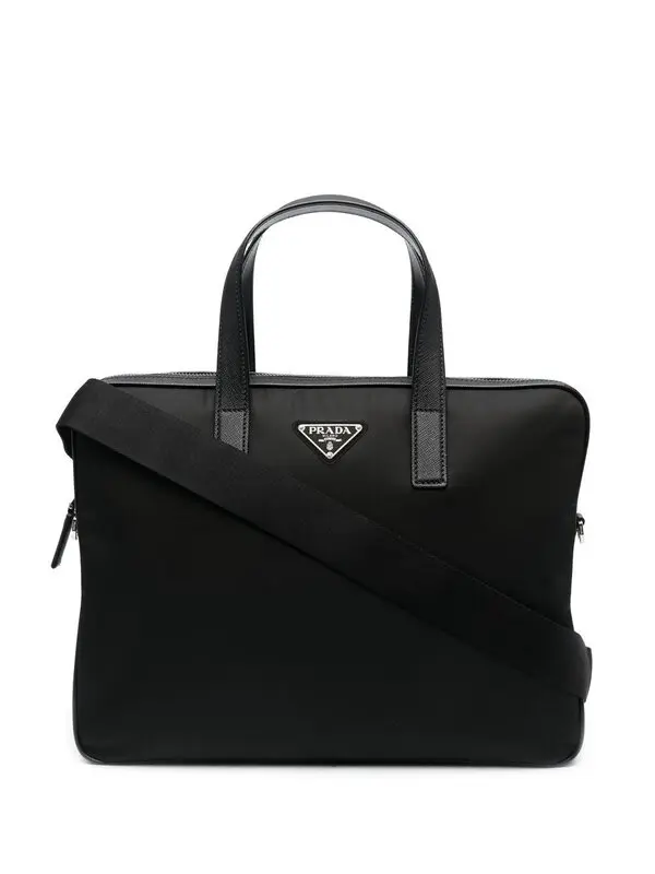 Prada Re-nylon Briefcase - Nero