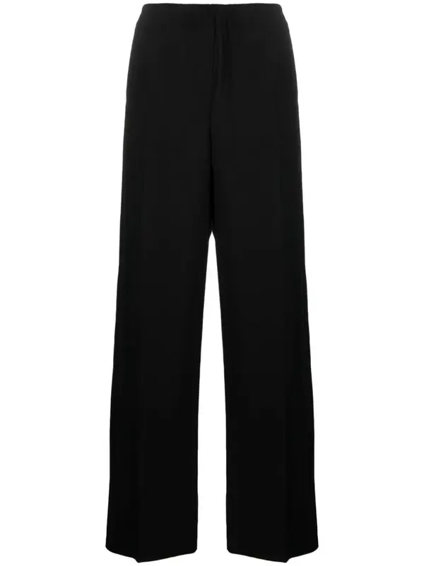 Paul Smith High-waist Wide-leg Trousers - Black