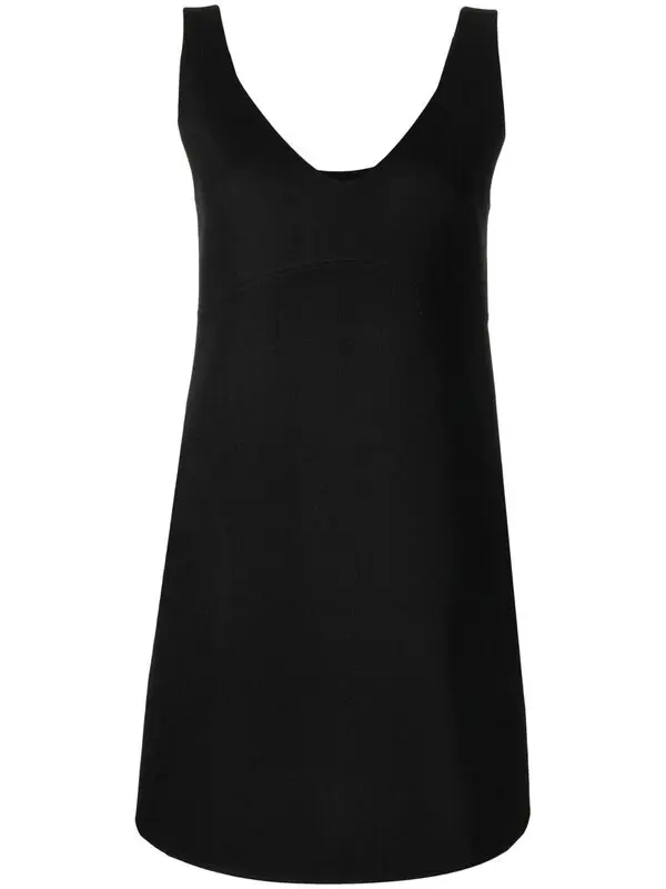 PAROSH V-neck Mini Dress