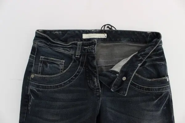 Ermanno Scervino Cotton Blend Slim Fit Jeans