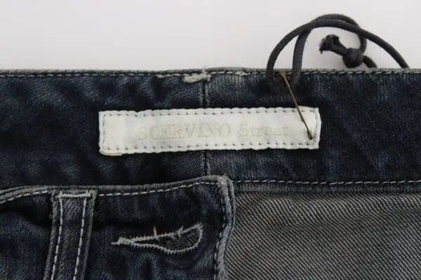 Ermanno Scervino Cotton Blend Slim Fit Jeans