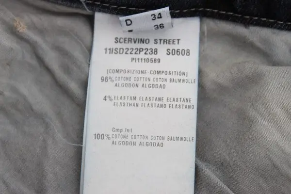 Ermanno Scervino Cotton Blend Slim Fit Jeans