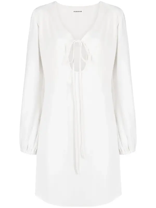 PAROSH A-line Mini Dress - Nero