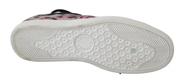 Dolce & Gabbana Leopard Print Leather Sneakers