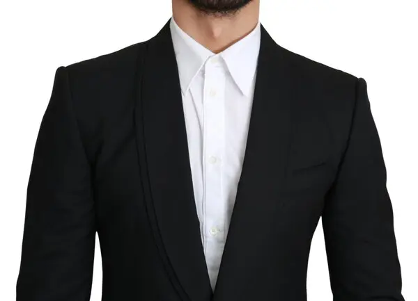 Dolce & Gabbana Single Breasted Formal Wool Blazer