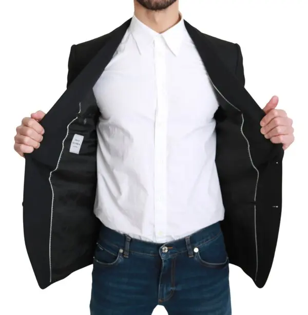 Dolce & Gabbana Single Breasted Formal Wool Blazer