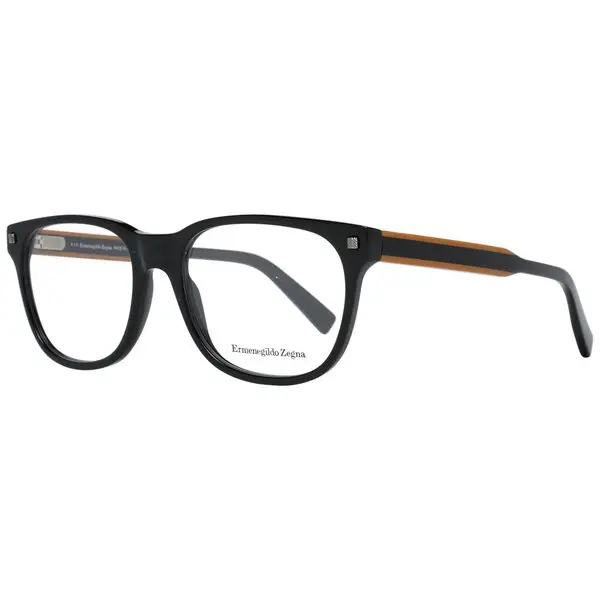 Ermenegildo Zegna Square Frame Eyeglasses - Black