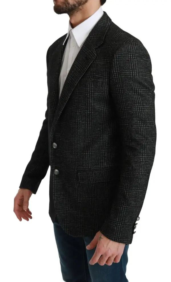 Dolce & Gabbana Plaid Check Slim Fit Jacket Blazer