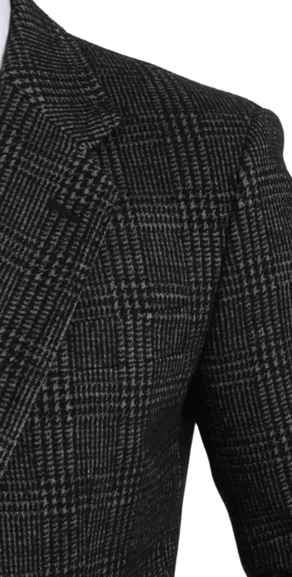 Dolce & Gabbana Plaid Check Slim Fit Jacket Blazer