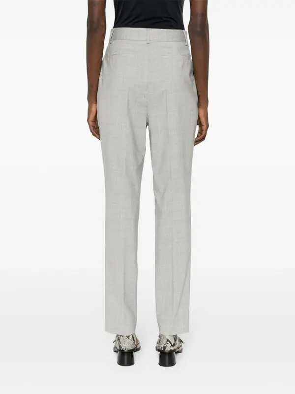 PAROSH High-waisted Tailored Trousers - Grigio
