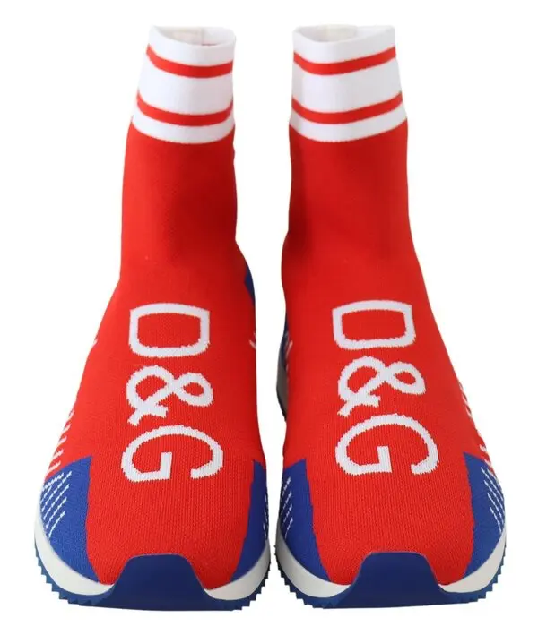 Dolce & Gabbana Logo Sorrento Sneakers - Red