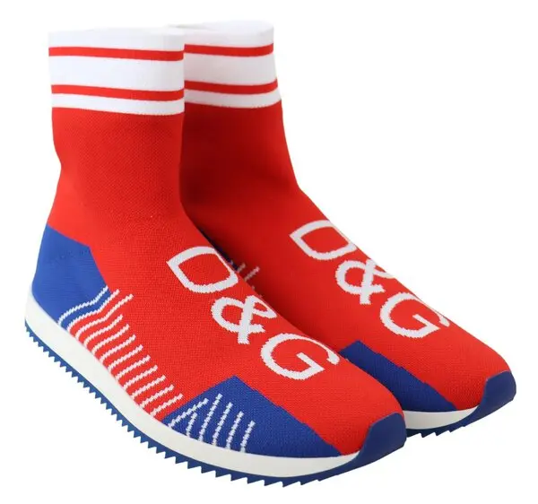 Dolce & Gabbana Logo Sorrento Sneakers - Red