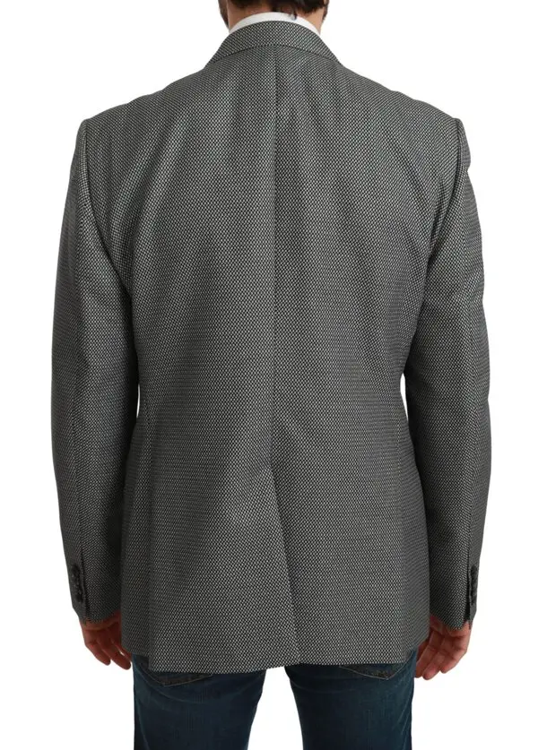 Dolce & Gabbana Slim Fit Formal Martini Blazer - Gray