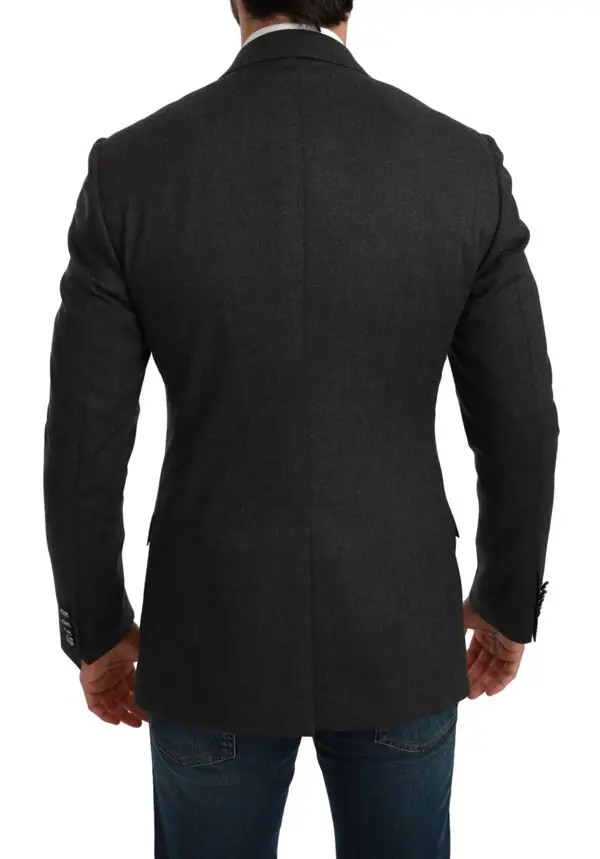 Dolce & Gabbana Napoli Slim Fit Wool Blazer - Gray