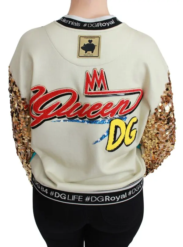 Dolce & Gabbana Year Of The Pig Sequined Sweater - Multicolor
