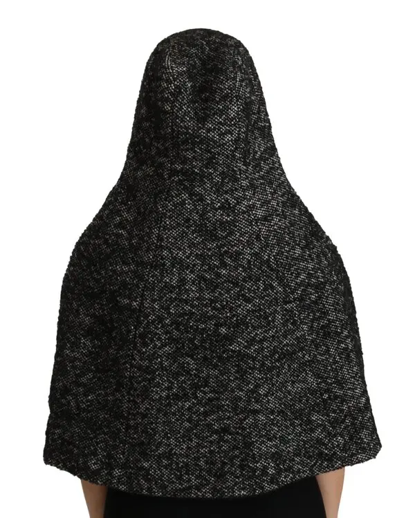 Dolce & Gabbana Tweed Wool Kaftan Cape
