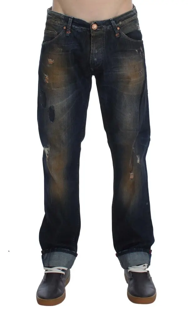 ACHT Cotton Regular Straight Fit Jeans