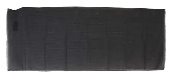 Dolce & Gabbana 100% Wool Striped Pattern Wrap Scarf - Gray