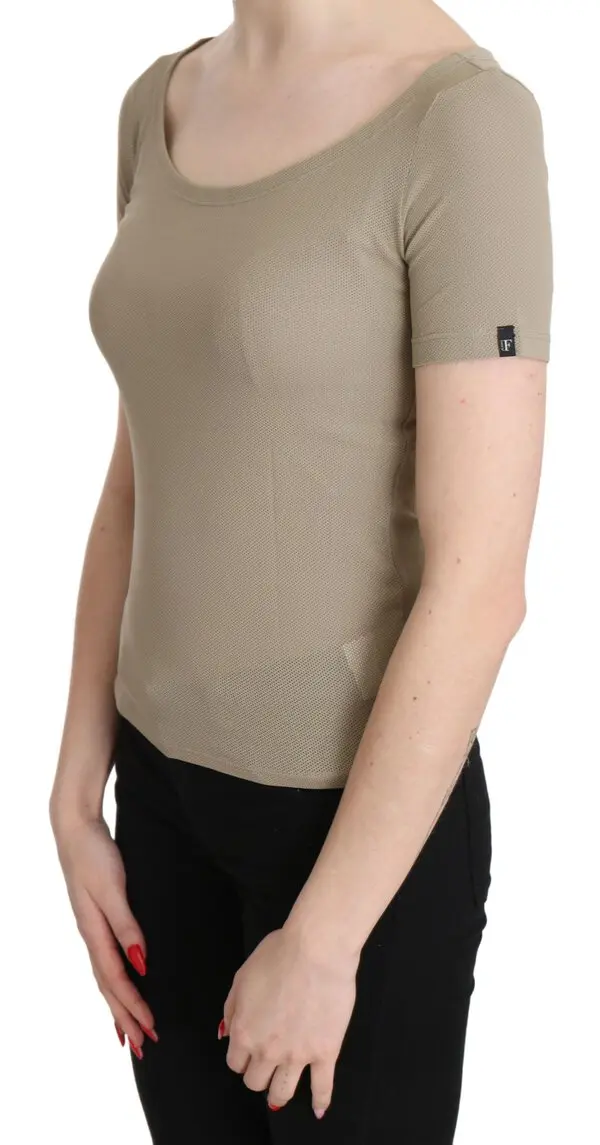 GF FERRE Short Sleeve Casual Tank Top Blouse