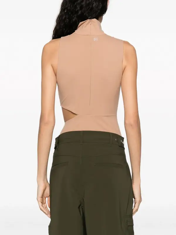 Wolford High-neck Cut-out Body - Nude