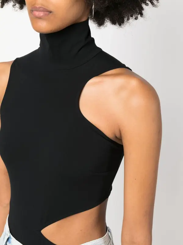 Wolford High-neck Cut-out Body - Nude