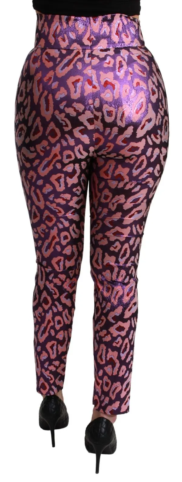Dolce & Gabbana Patterned High-waist Cropped Pants