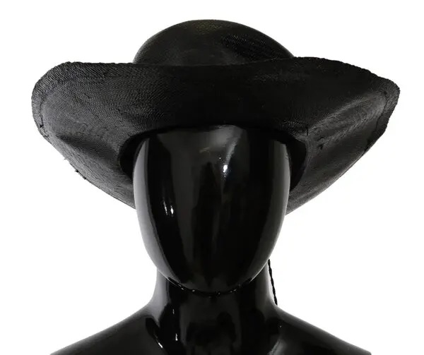 Costume National Wide Brim Cowboy Hat - Black