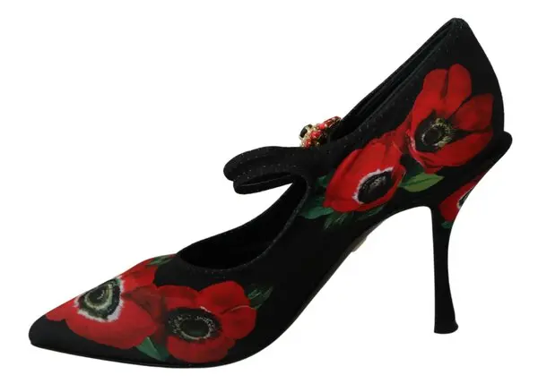 Dolce & Gabbana Floral Mary Janes Pumps