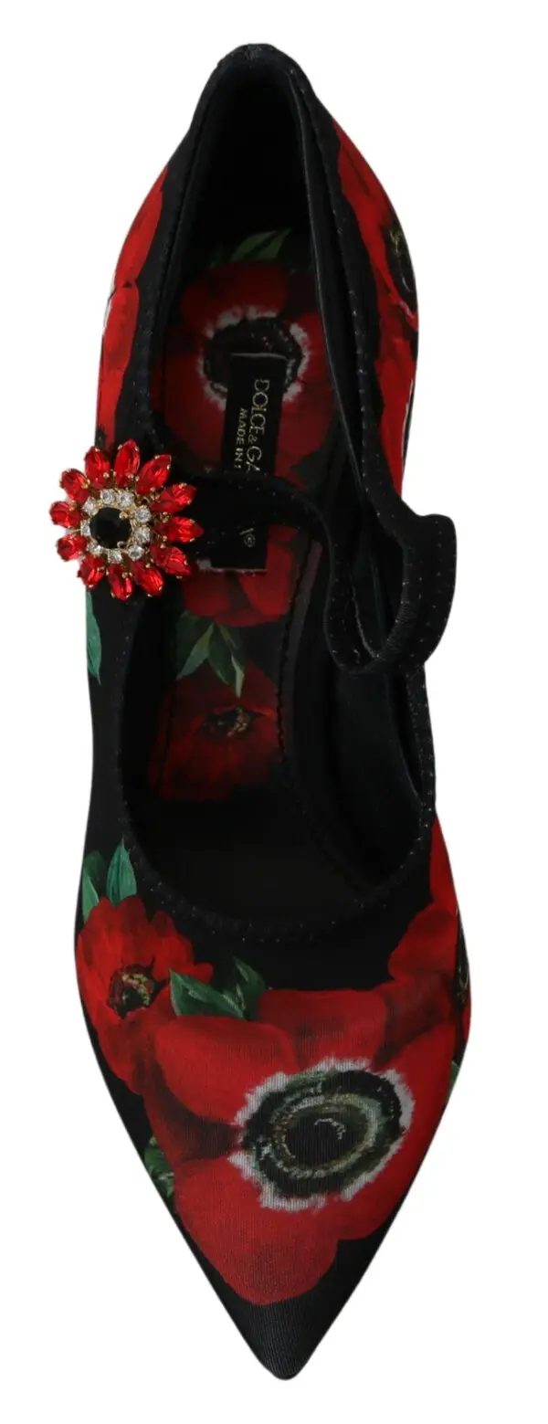 Dolce & Gabbana Floral Mary Janes Pumps