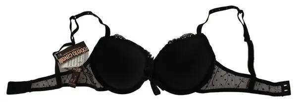 Roberto Cavalli Pink Lace Push Up Bra Underwear