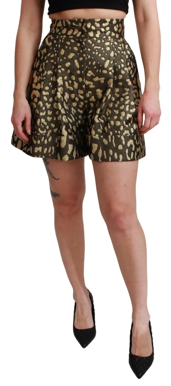 Dolce & Gabbana High Waist Mini Cotton Shorts