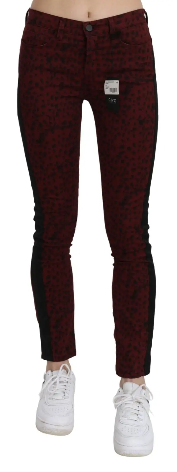 Costume National Dark Slim Fit Cotton Jeans