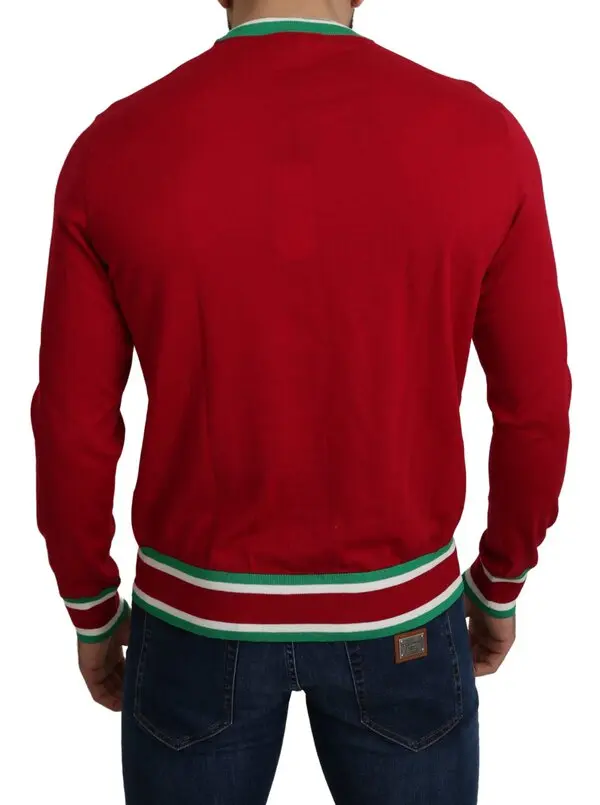 Dolce & Gabbana Wool And Silk Pig Of The Year Sweater