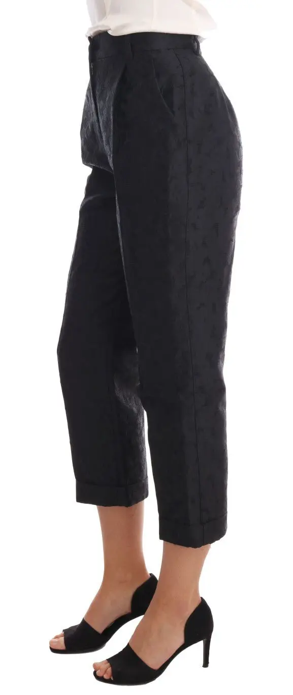 Dolce & Gabbana Floral Brocade Capri