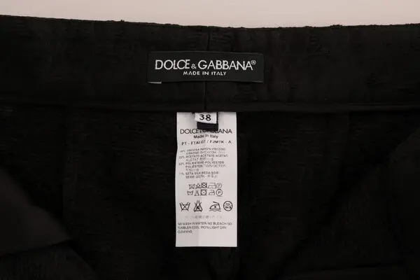 Dolce & Gabbana Floral Brocade Capri