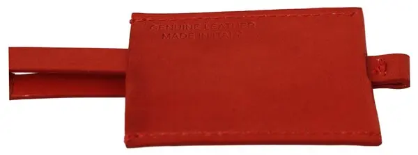 Costume National Leather Logo Keychain