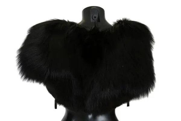 Dolce & Gabbana Silver Fox Fur Scarf