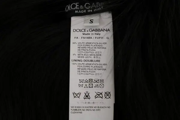 Dolce & Gabbana Silver Fox Fur Scarf