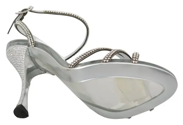 Dolce & Gabbana Crystal Ankle Strap Sandals
