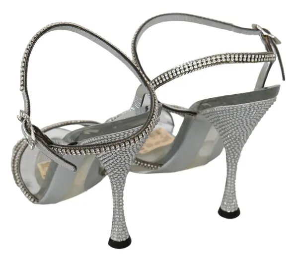 Dolce & Gabbana Crystal Ankle Strap Sandals