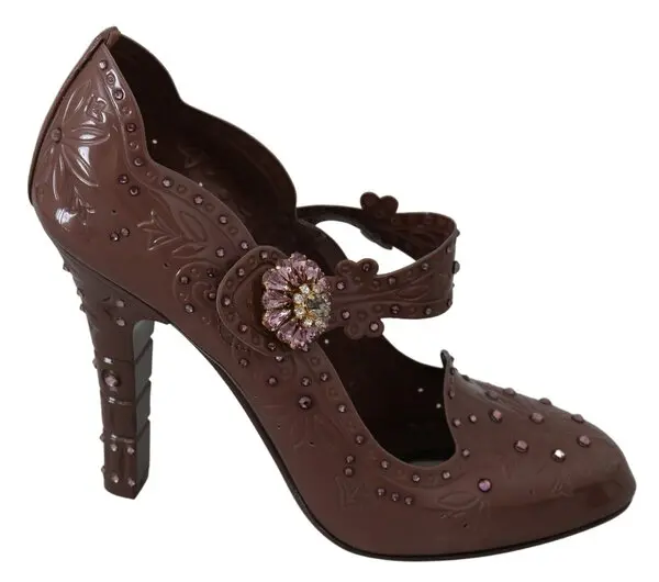 Dolce & Gabbana Floral Crystal Pumps
