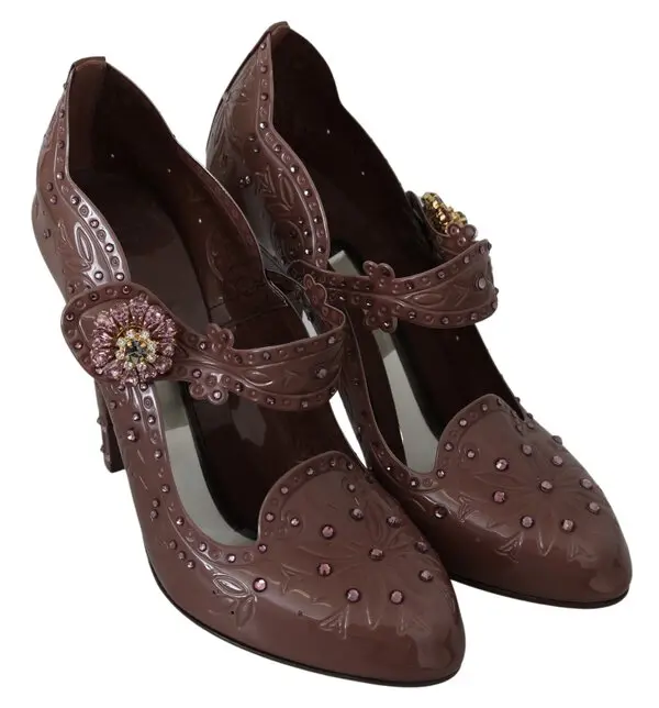 Dolce & Gabbana Floral Crystal Pumps
