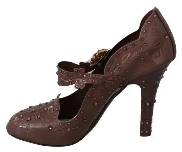 Dolce & Gabbana Floral Crystal Pumps