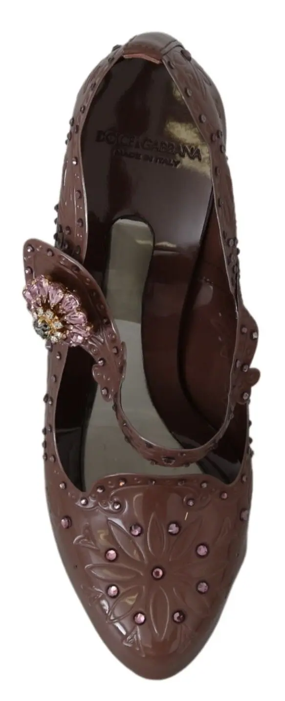 Dolce & Gabbana Floral Crystal Pumps