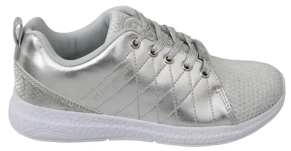 Philipp Plein Sport Polyester Lace-up Sneakers - Silver
