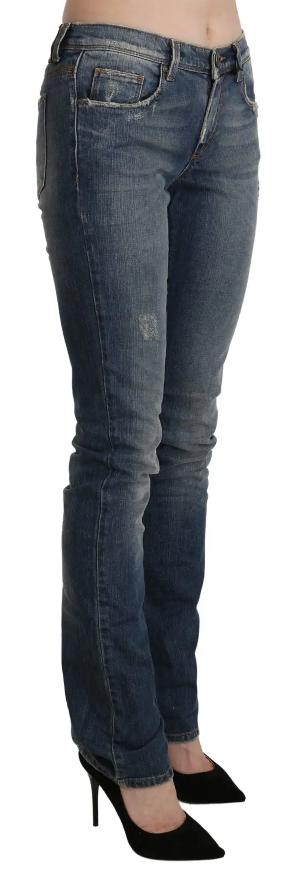 Ermanno Scervino Mid Rise Skinny Jeans