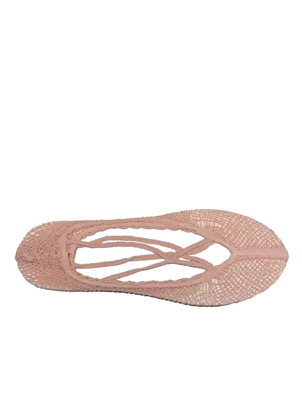 ANTIPAST Fishnet Short Socks - Pink