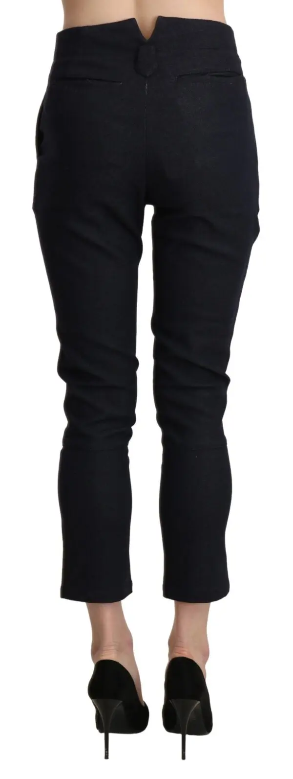 Ermanno Scervino High-waist Capri Cropped Cotton Pants